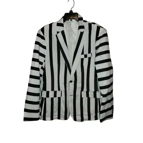 Spirit | Suits & Blazers | Black And White Striped Suit | Poshmark